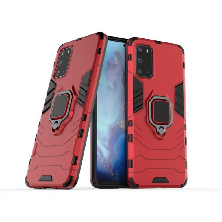 Samsung Galaxy S20 5G Sormus Suojakuori Punainen